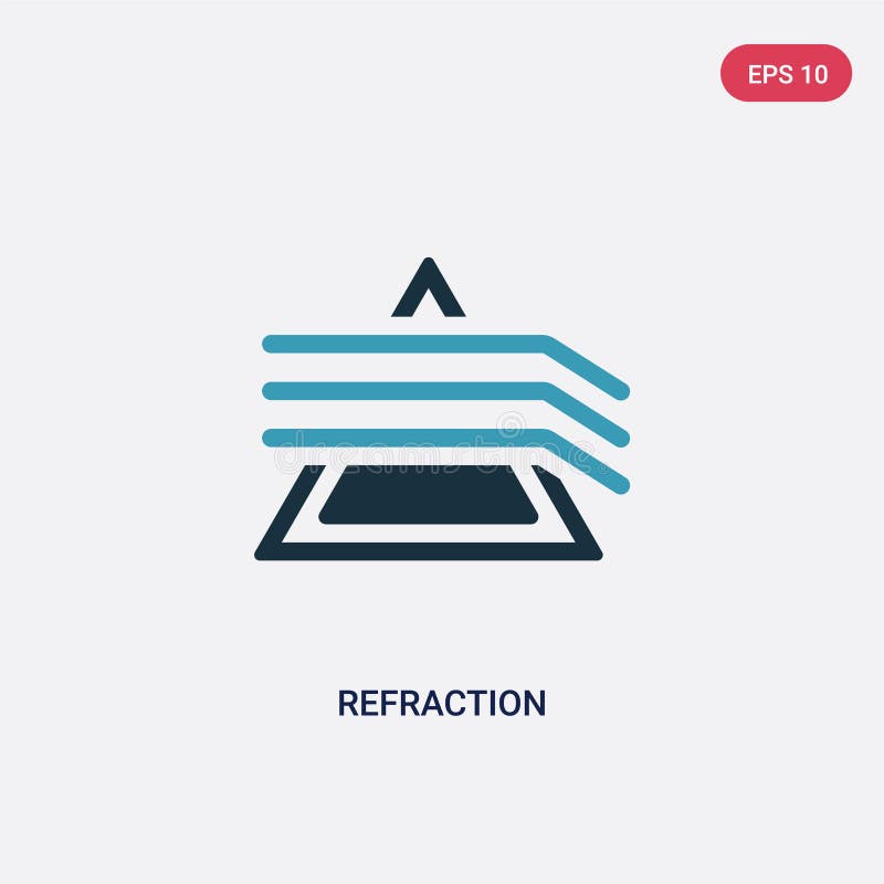 Refraction Isolated Icon. Simple Element Illustration from Science ...