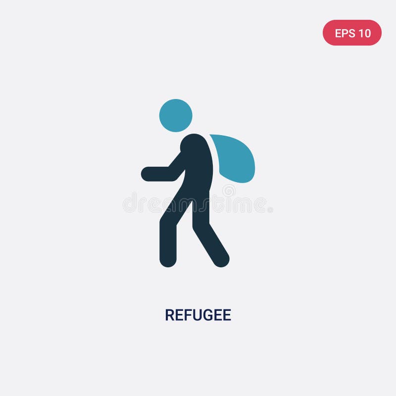 Refugee.vector. War Victims Concept. Infographic Elements. Set of Flat ...