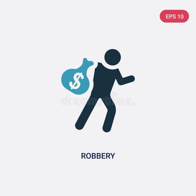 Robbery Icon. Isolated Robbery Icon Vector Illustration from Insurance ...