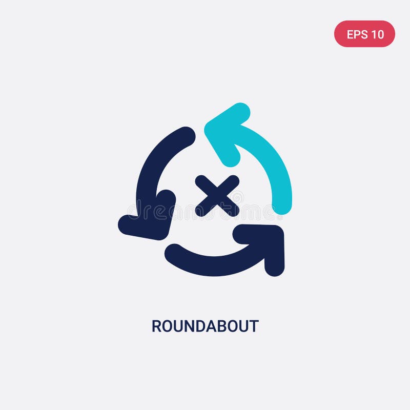 Roundabout Arrows Stock Illustrations – 481 Roundabout Arrows Stock ...