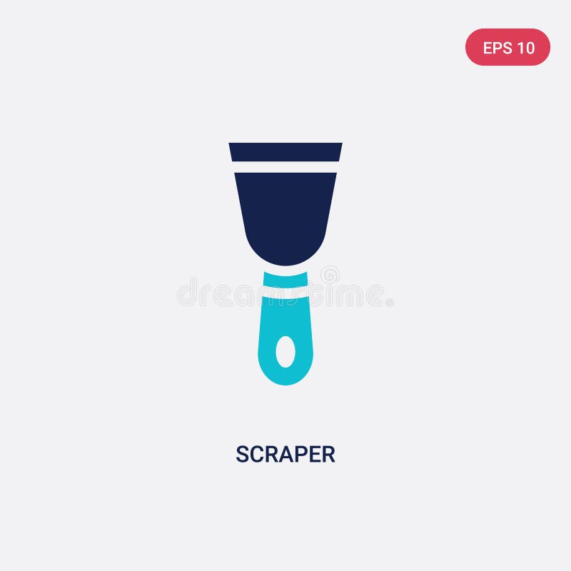 Scraper Vector Icon Sign Symbol Stock Vector - Illustration of industry ...