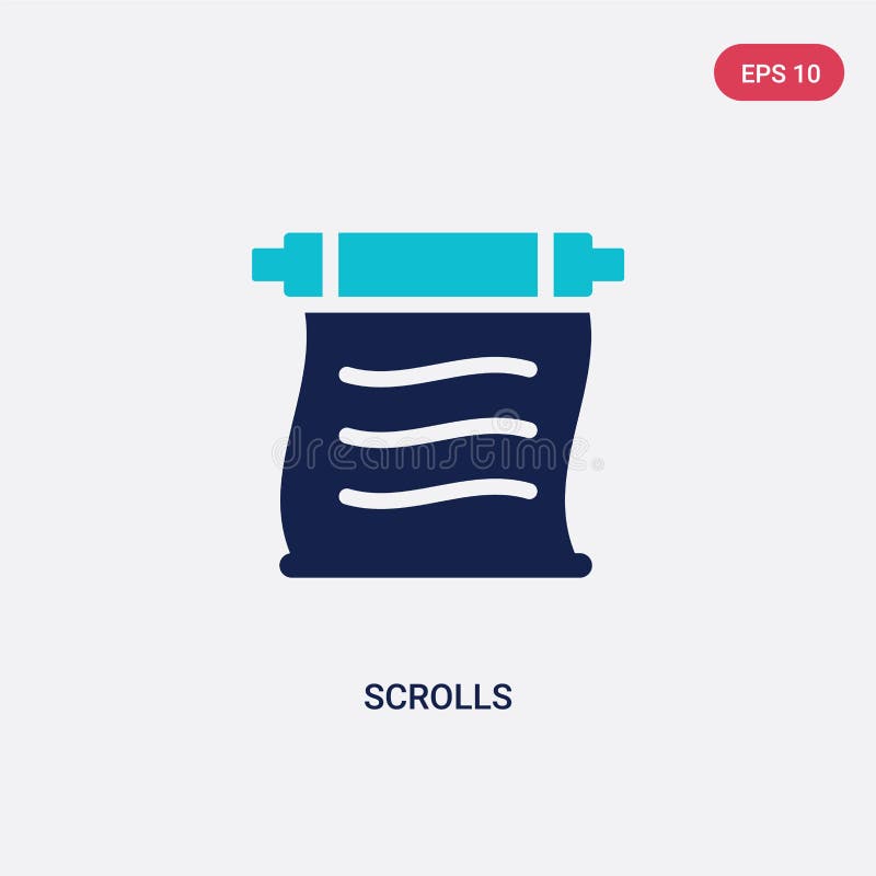 Scrolls Icon on White Background. Simple Element Illustration from ...