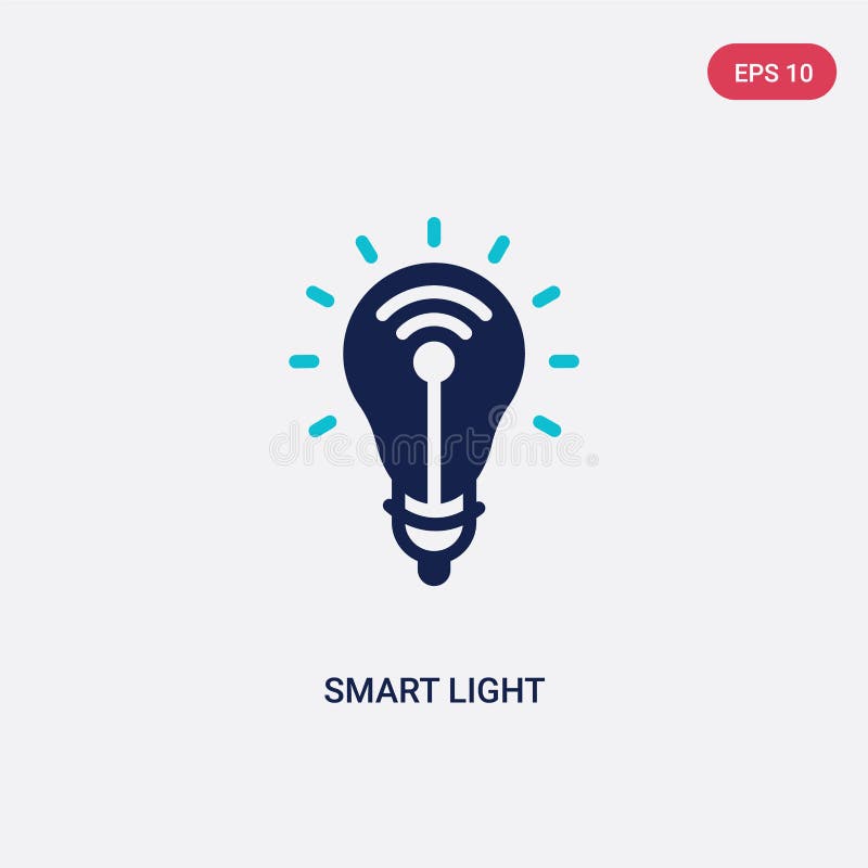 Smart Light Isolated Icon. Simple Element Illustration from Electronic ...