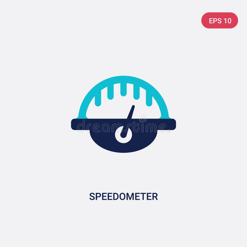 Color Speedometer. Time Icon Set. Vector Illustration Stock Vector ...