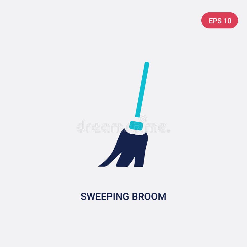 Two Color Sweep Vector Icon from Analytics Concept. Isolated Blue Sweep ...