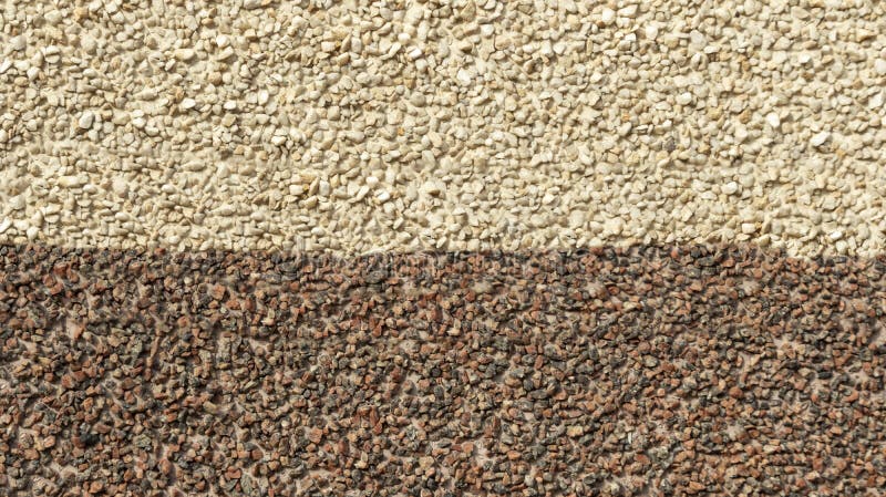 Two-color Texture Wall Made of Small Stones, Stock Photo - Image of ...