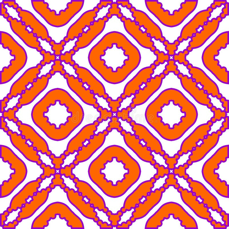 Two Color Vector and Abstract Repeat Design Stock Vector - Illustration ...