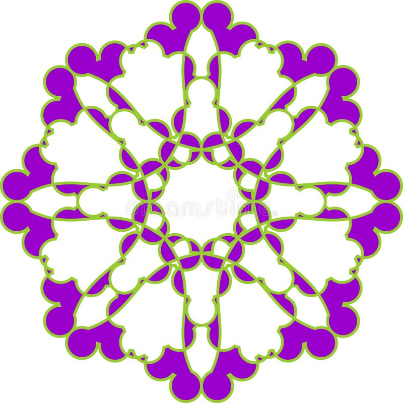 Two Color Vector and Abstract Repeat Design Stock Vector - Illustration ...