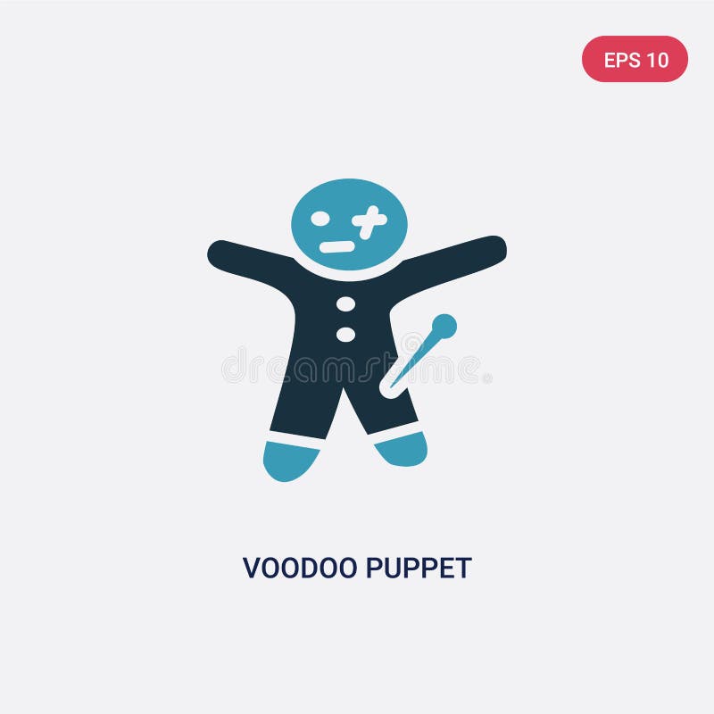 Voodoo puppet stock illustration. Illustration of girl - 11848837