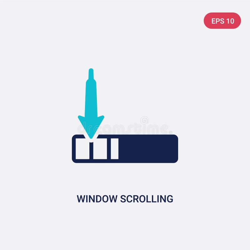 Two Color Window Scrolling Left Vector Icon from Education Concept ... Two Color Window Scrolling Left Vector Icon from Education Concept ...