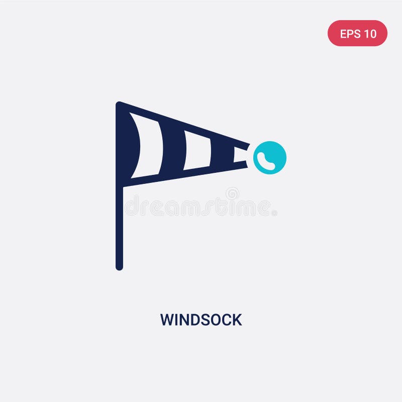 Windsock Icon on White Background. Simple Element Illustration from ...