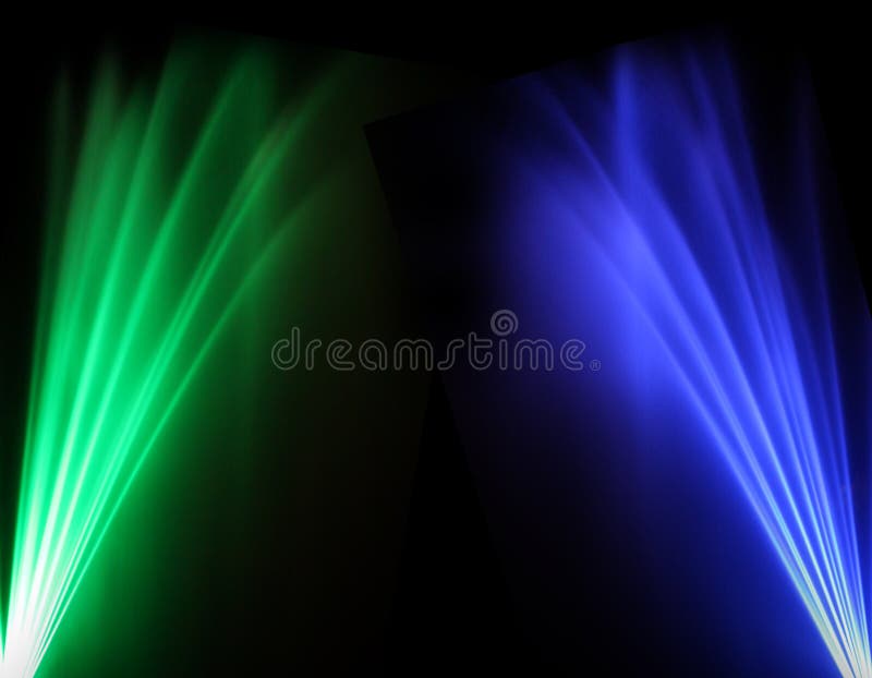 Two colored beams stock illustration. Illustration of digitally - 14260157