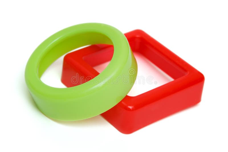 Two Colored Geometric Forms Stock Image - Image of symbolsmetaphors ...