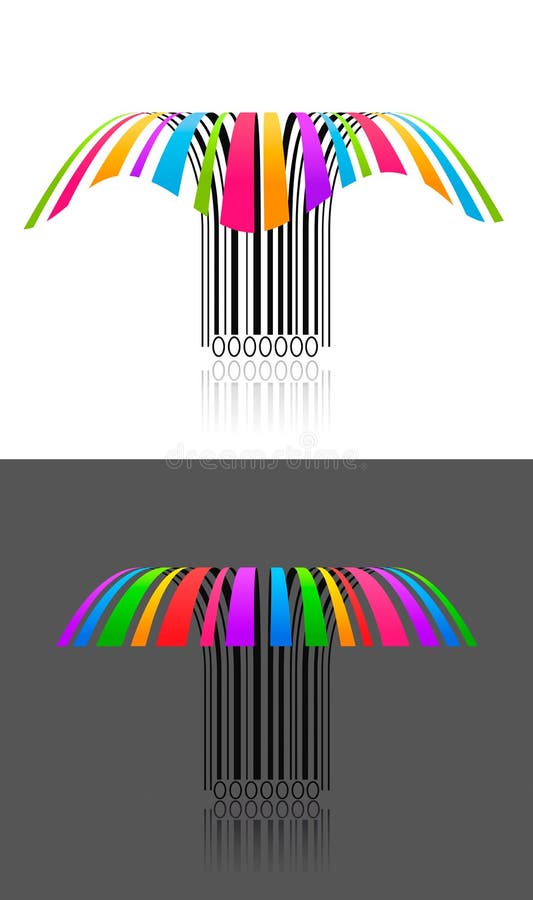 Creative barcodes stock vector. Illustration of special - 15321413
