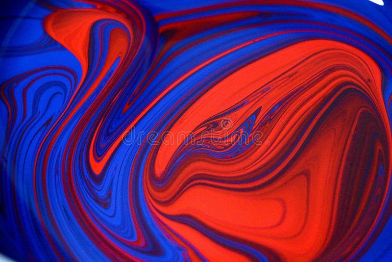 Blue and Red Color Mixed Together Stock Illustration - Illustration of ...