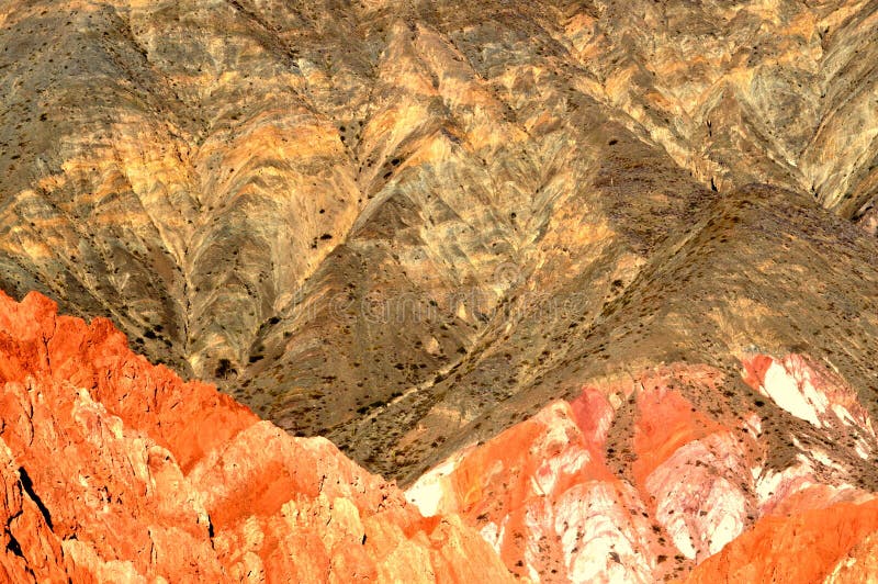 Two colors stock image. Image of mountains, argentina - 67348097