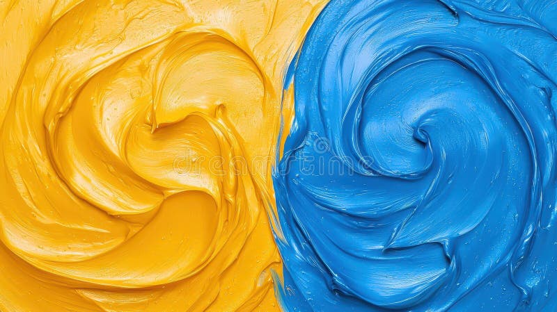 Two Colors of Paint, Stunning Contrast in Shades, Perfect for Creative ...