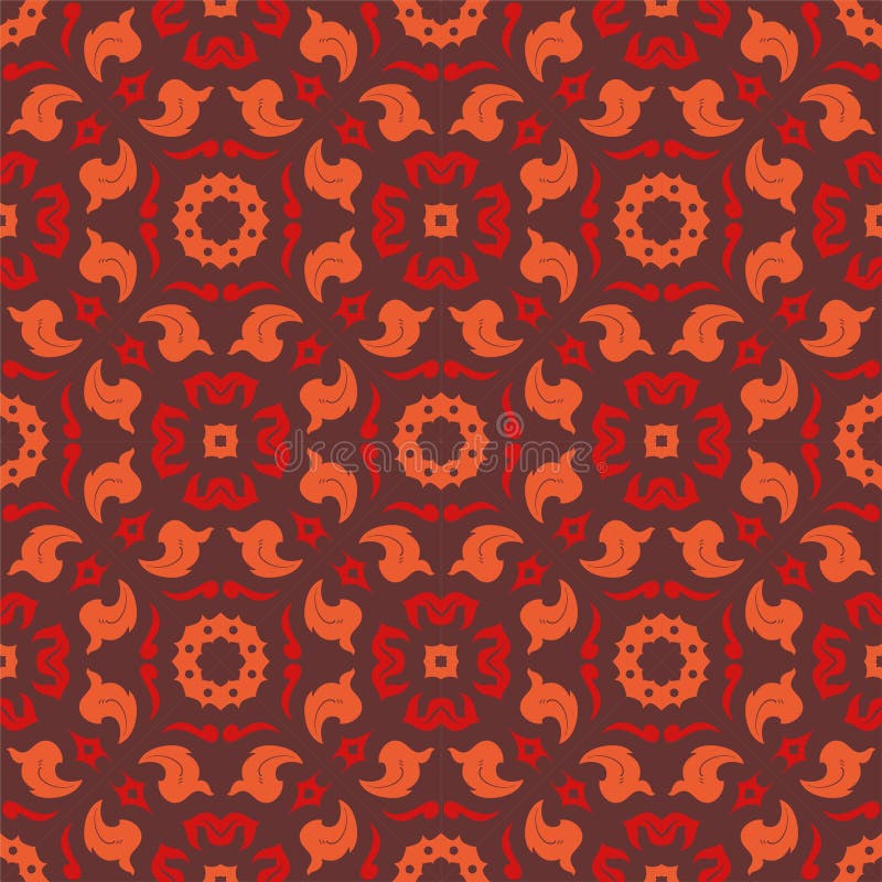 Two Colors Pattern Ornament Shape. Simple Seamless Abstract Background ...