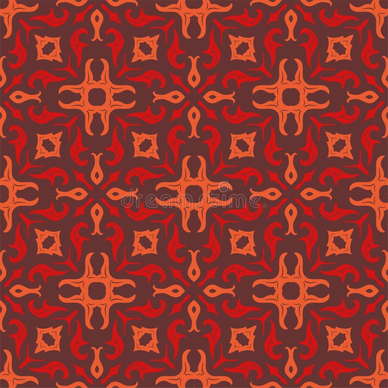 Two Colors Pattern Ornament Shape. Simple Seamless Abstract Background ...