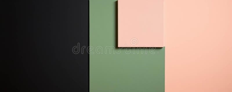 Two Colors Two Tones One Perfect Frame a Minimalist Masterpiece. Stock ...