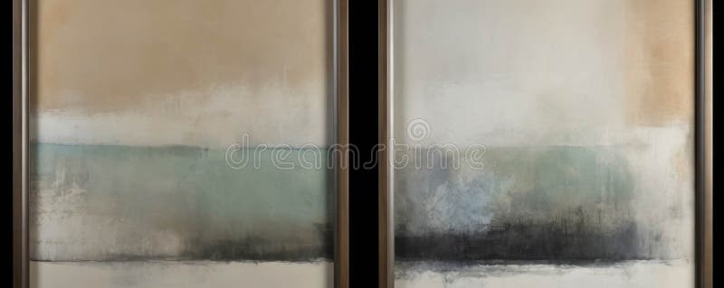 Two Colors Two Tones One Perfect Frame a Minimalist Masterpiece. Stock ...