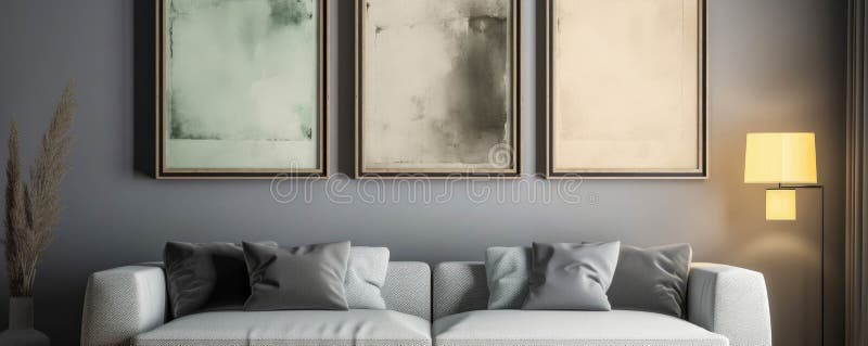 Two Colors Two Tones One Perfect Frame a Minimalist Masterpiece. Stock ...