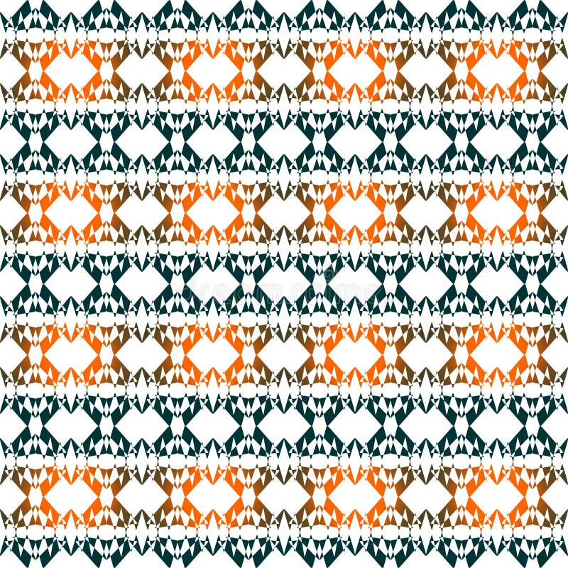 TWO COLOUR SEAMLESS DESIGN stock illustration. Illustration of orange ...