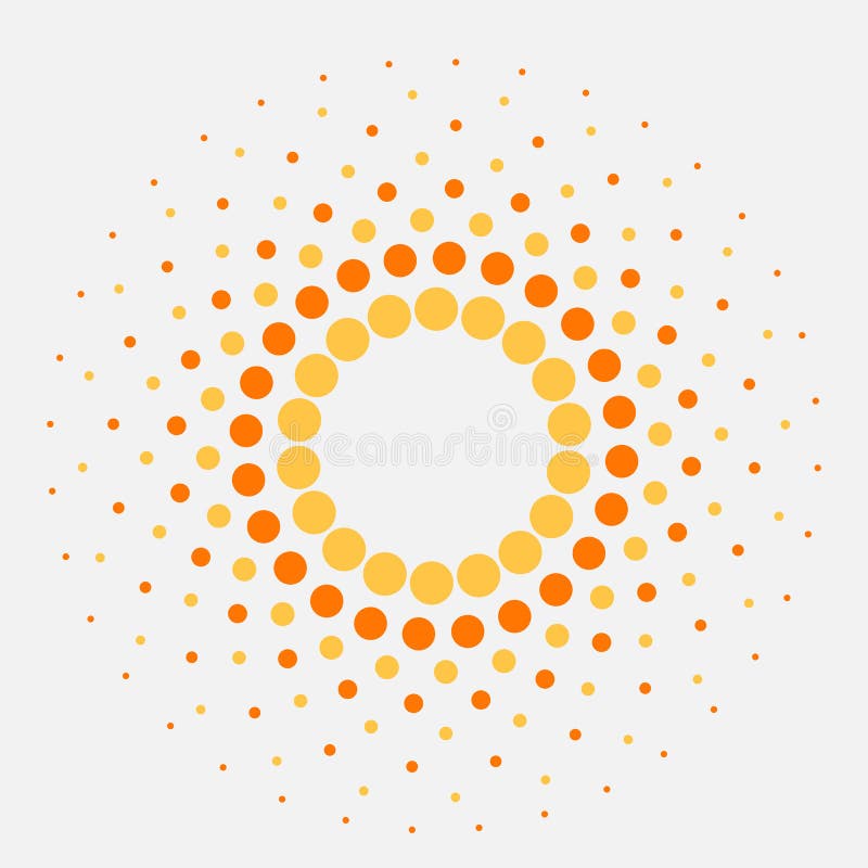 Two Colour Vector Circle Border Stock Vector - Illustration of ...