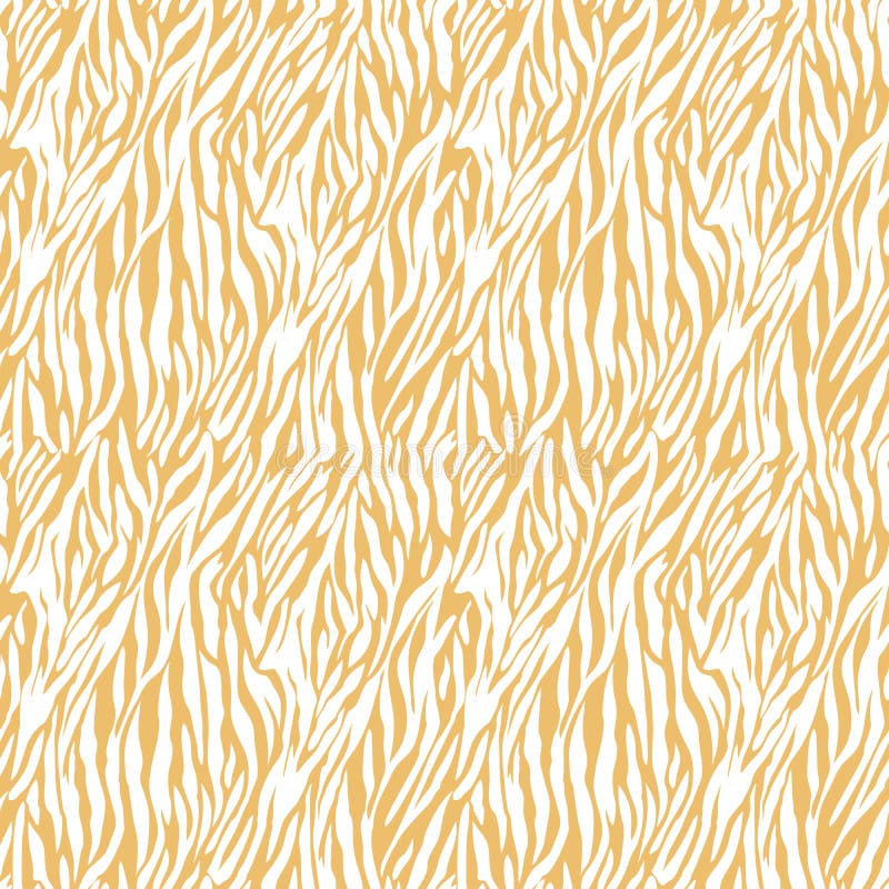 Orange on White Zebra Stripe Print Seamless Repeat Pattern Background ...