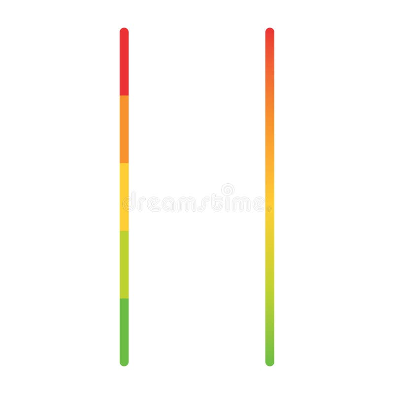 Two Coloured Lines Gradient Line for Website Stock Vector ...