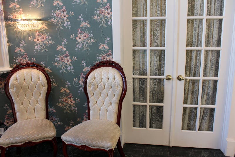 Two Comfy Chairs at the Spa Stock Image - Image of therapy, detail ...