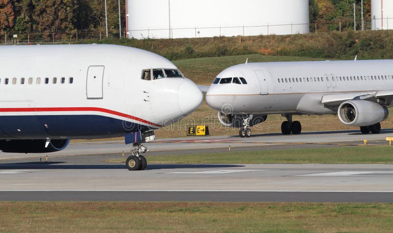Overview of the Private Jet Ramp at McCarran International Airport Las ...