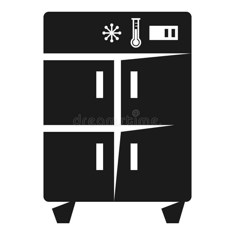 Two Compartment Refrigerator Icon, Simple Style Stock Vector ...