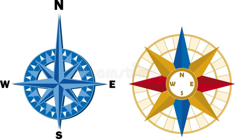 Colored Compass Stock Illustrations – 4,591 Colored Compass Stock ...