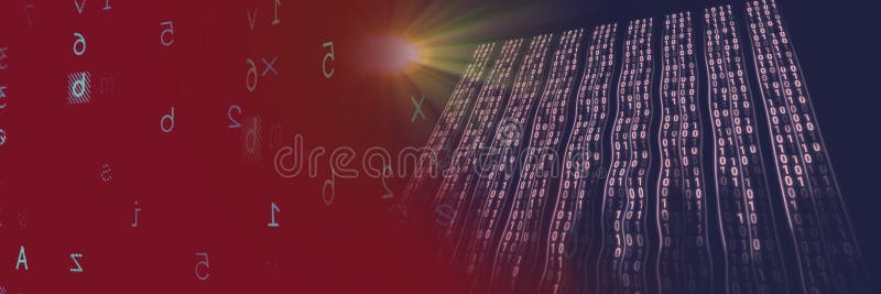 Two Computer Codes Processing Against Black And Gradient Background Program Coding Concept