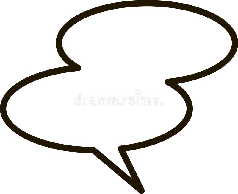 Two Connected Speech Bubbles Form a Double Speech Bubble, Symbolizing ...