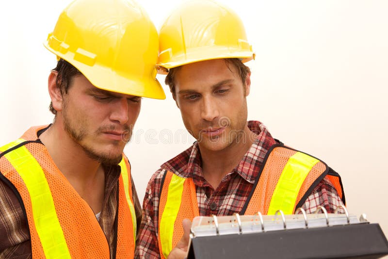 Two Construction Workers at the Job Stock Photo - Image of adult, post ...