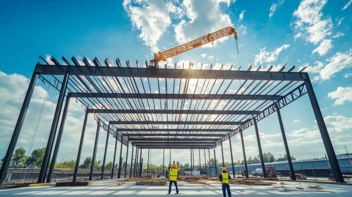 Steel Frame Building Stock Illustrations – 10,672 Steel Frame Building ...