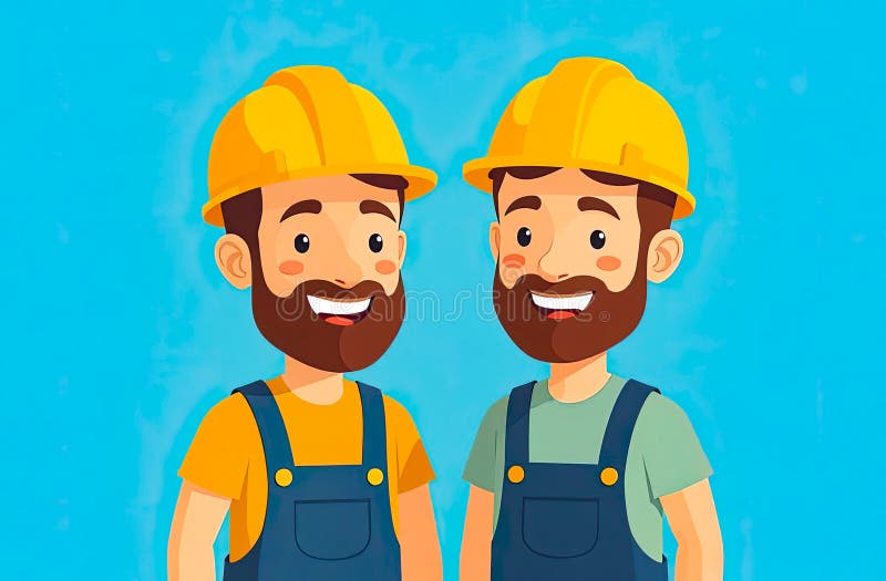 Happy Construction Workers Stock Illustrations – 5,400 Happy ...