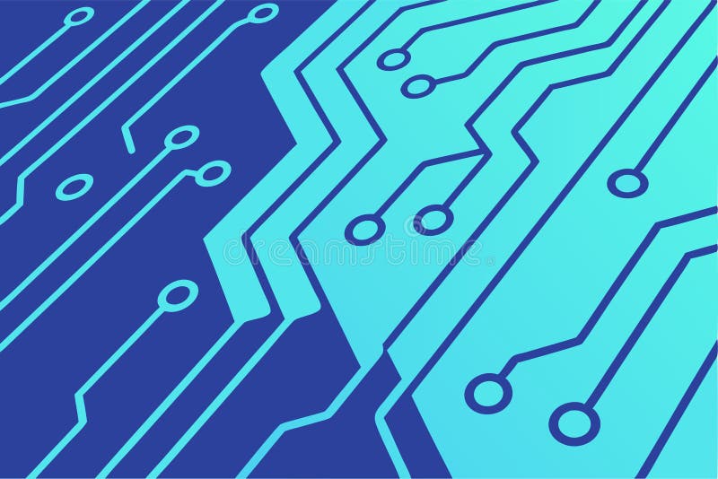 Two Contrasted Color Sections Showcase an Interconnected Light Blue ...