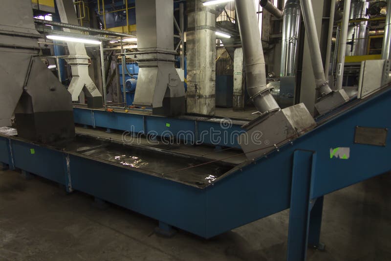 Conveyor scraper stock image. Image of heating, chain - 85565959