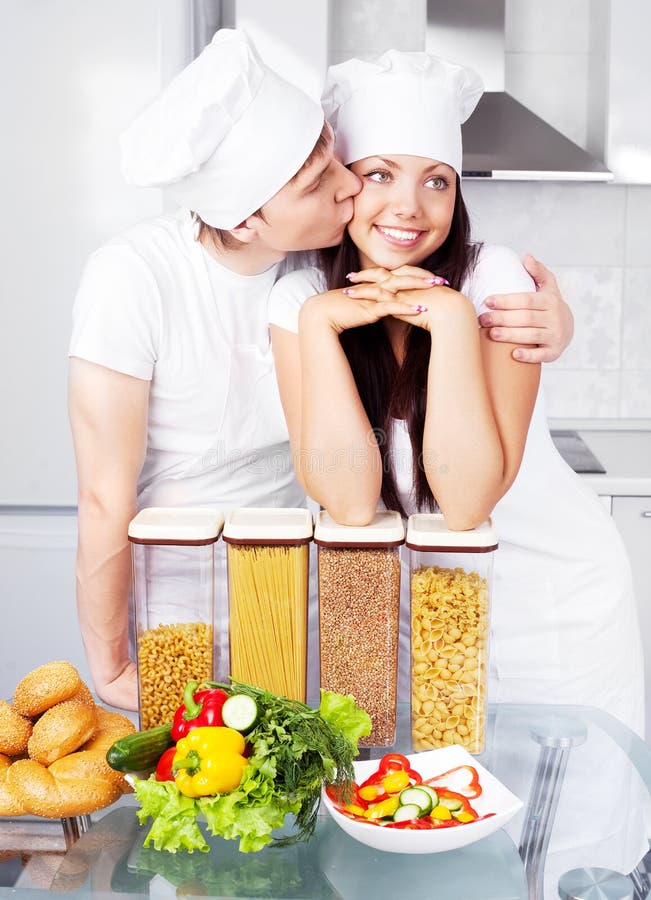 Two cooks stock photo. Image of happiness, nutrition - 17225444