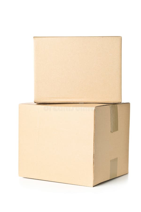 Corrugated Stacked Cardboard Stock Photo - Image of recycling, edge ...