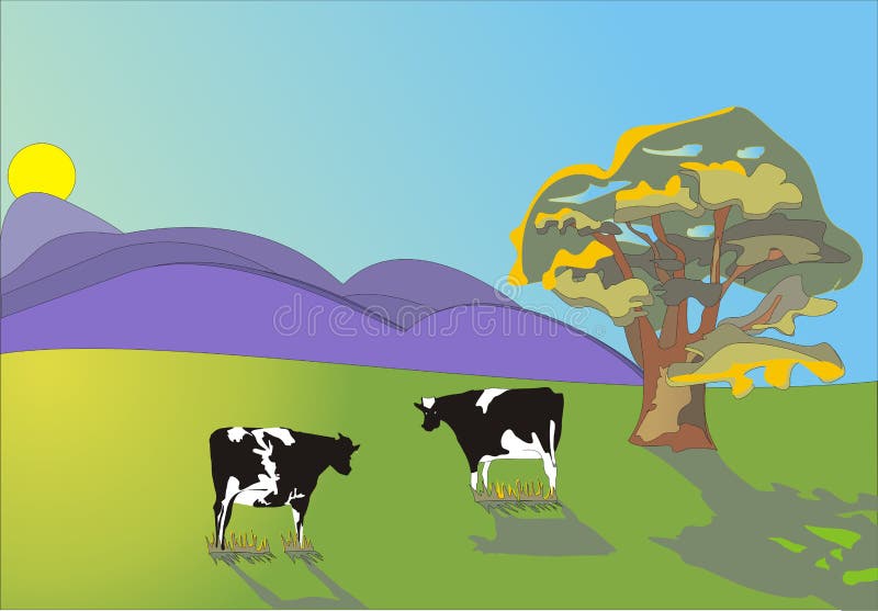 Cows Stock Illustrations – 12,850 Cows Stock Illustrations, Vectors ...