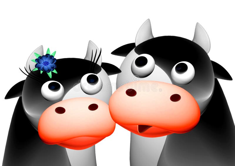 Two Cows Landscape Farm Stock Illustrations – 70 Two Cows Landscape ...