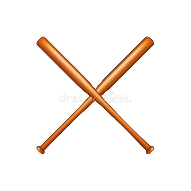 Baseball with Bats stock vector. Illustration of equipment - 25397057