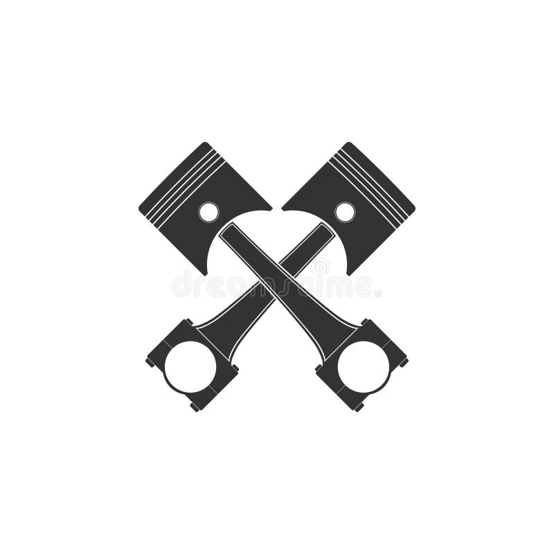Two Crossed Engine Pistons Stock Illustrations – 59 Two Crossed Engine ...