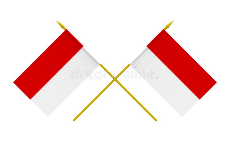 Flags, Indonesia stock illustration. Illustration of colors - 273203606
