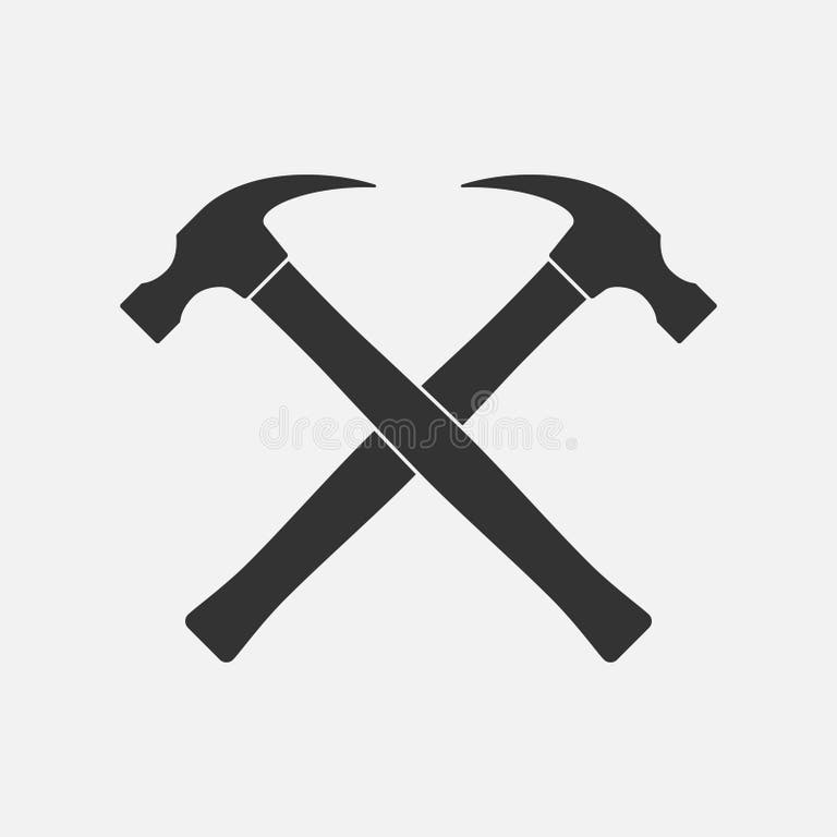 Two Hammers Crossed Stock Illustrations – 561 Two Hammers Crossed Stock ...