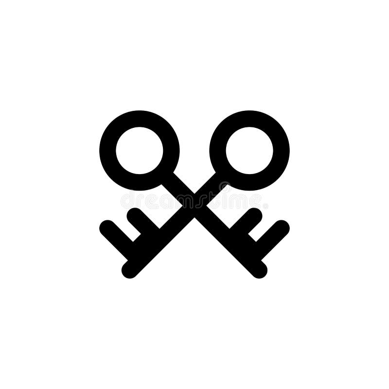 Vintage Crossed Key Stock Illustrations – 514 Vintage Crossed Key Stock ...